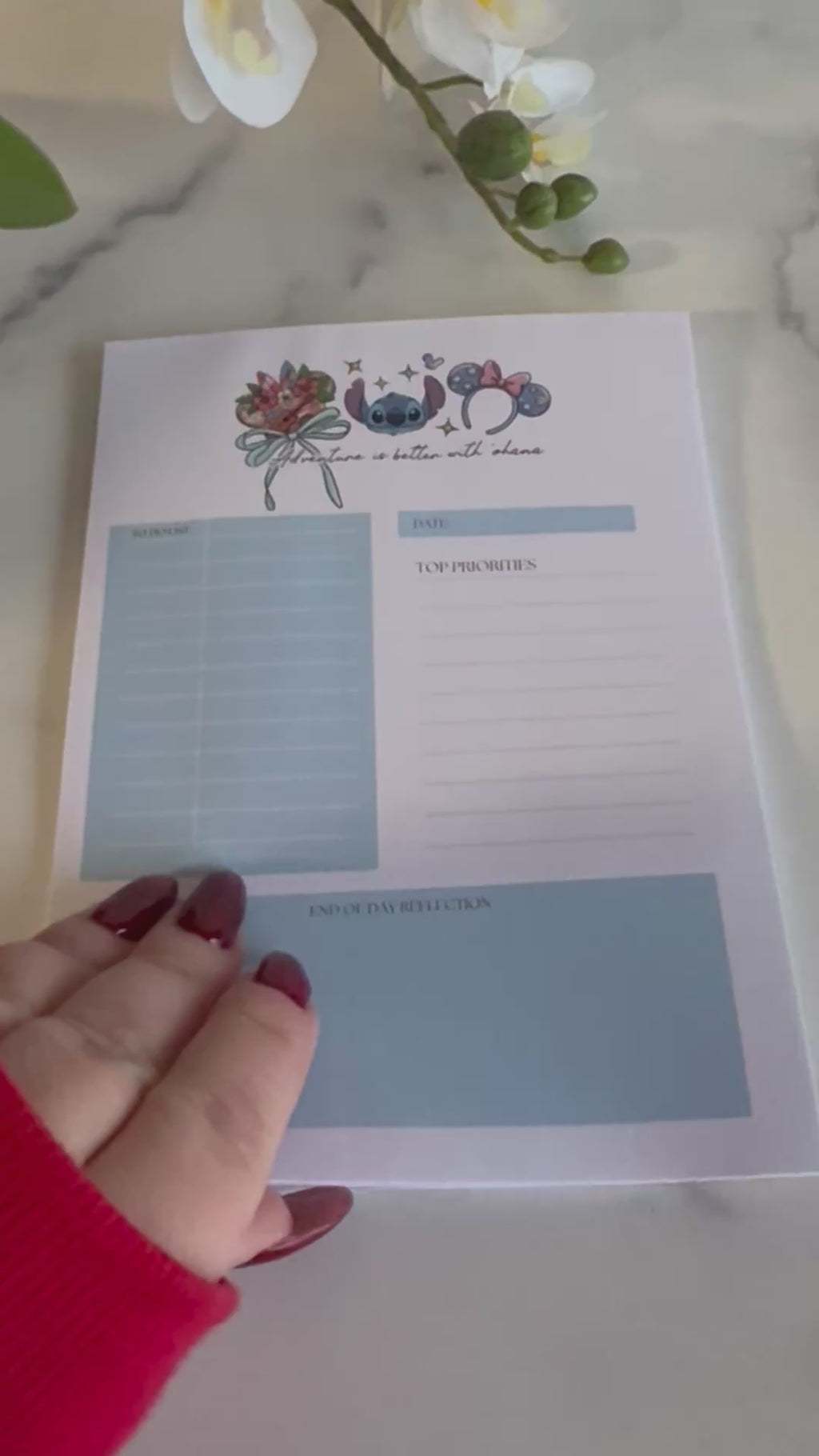 Dreamy Daily To-Do Notepad – 3 Wishes Design Co.